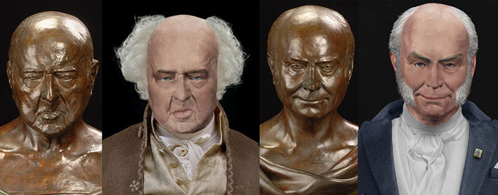 John Adams & John Quincy Adams at Peacefield