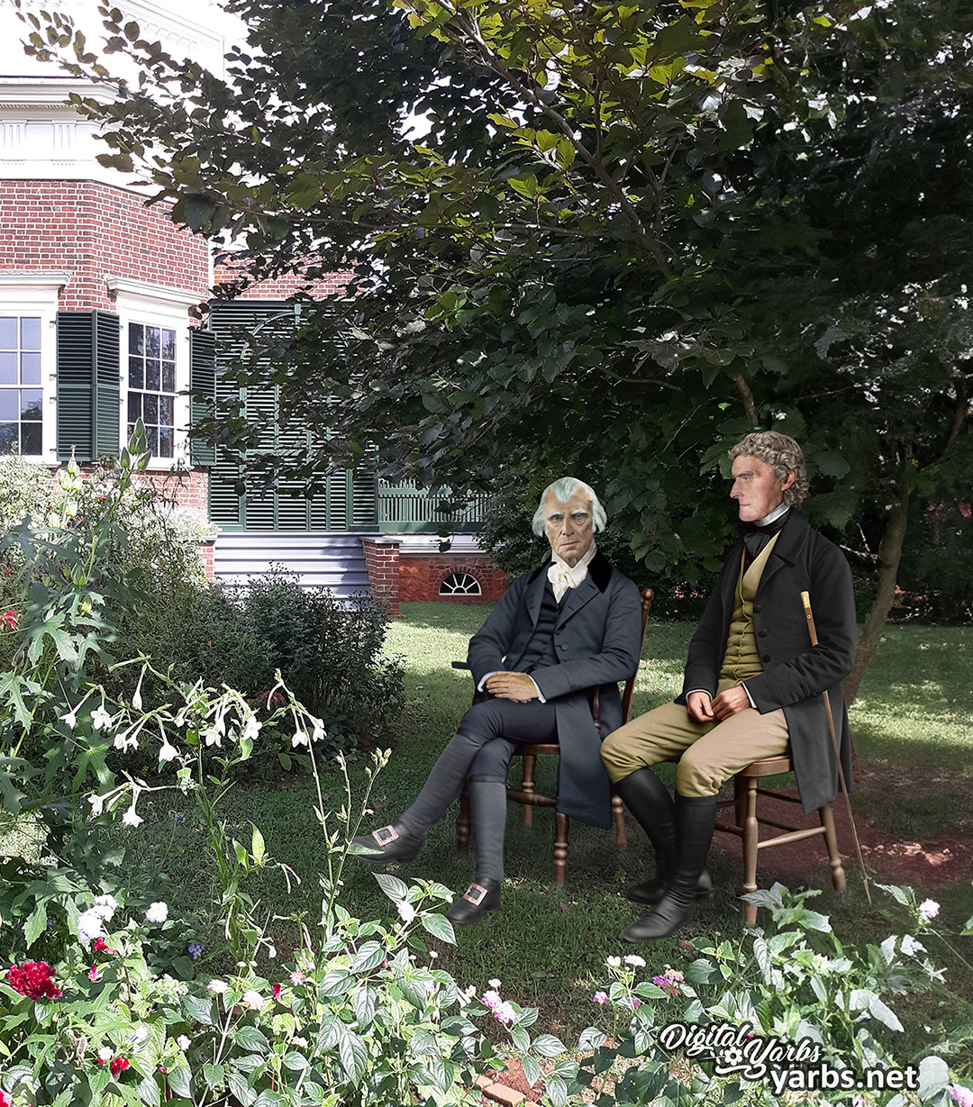 Digital Yarbs: Thomas Jefferson and James Madison Photograph - Last ...