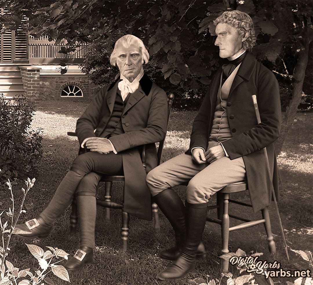 Digital Yarbs: Thomas Jefferson and James Madison Photograph - Last ...