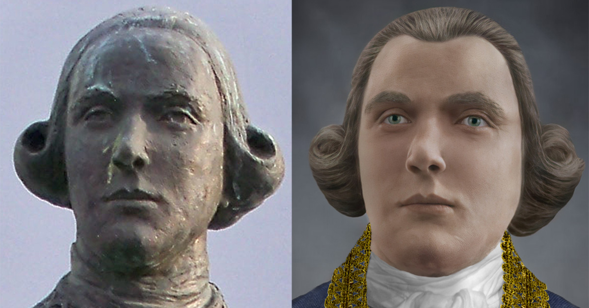 The Face of Bernardo De Gálvez - Statue Reconstruction